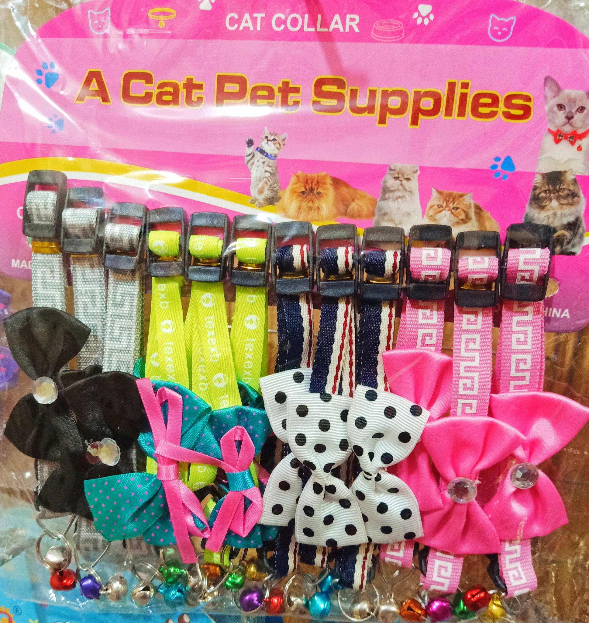 Bow Collar for Cats with Bells – Al Hewaan Pets